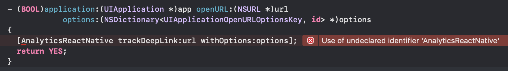 Use Of Undeclared Identifier Error Analyticsreactnative · Issue 511 · Segmentioanalytics