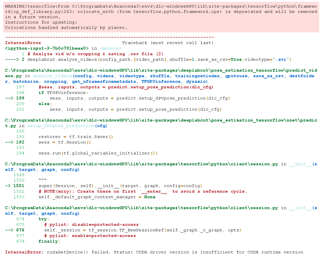 Updating DLC 2.0.8 to DLC 2.1 (numpy) · Issue #448 · DeepLabCut ...
