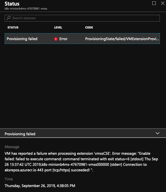 Standard LB-enabled cluster fails to scale up. - Episode 2 · Issue #2033 · Azure/aks-engine · GitHub
