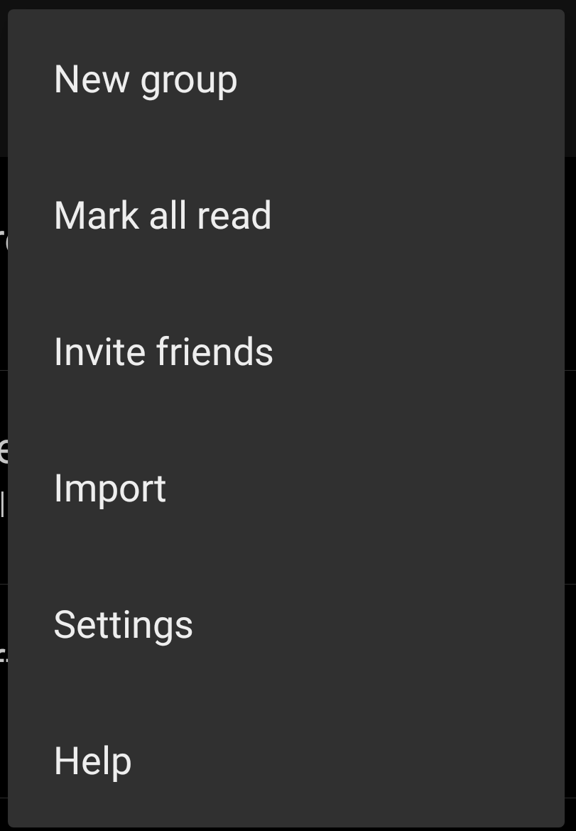 Export Function Missing from Options · Issue #7882 · signalapp/Signal-Android · GitHub