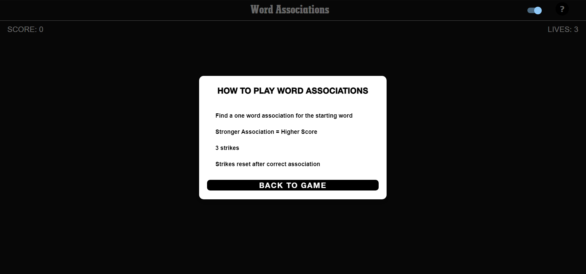 GitHub - jojang/wordassociations