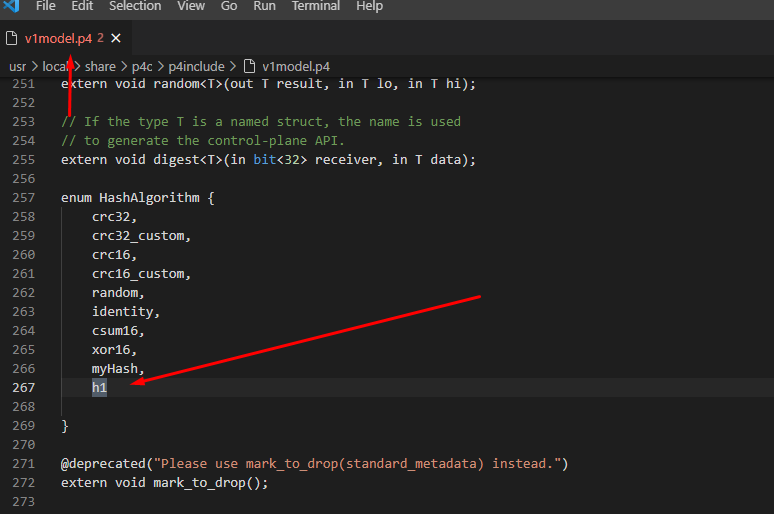 Are there any clear steps to implement custom hash Algorithms besides CRC16, CRC32, XOR16 ...