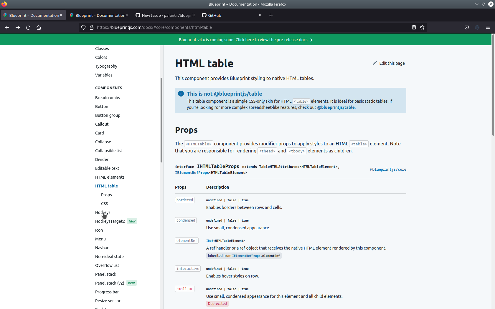"Hotkeys" component documentation showstopper · Issue #5073 · palantir/blueprint · GitHub