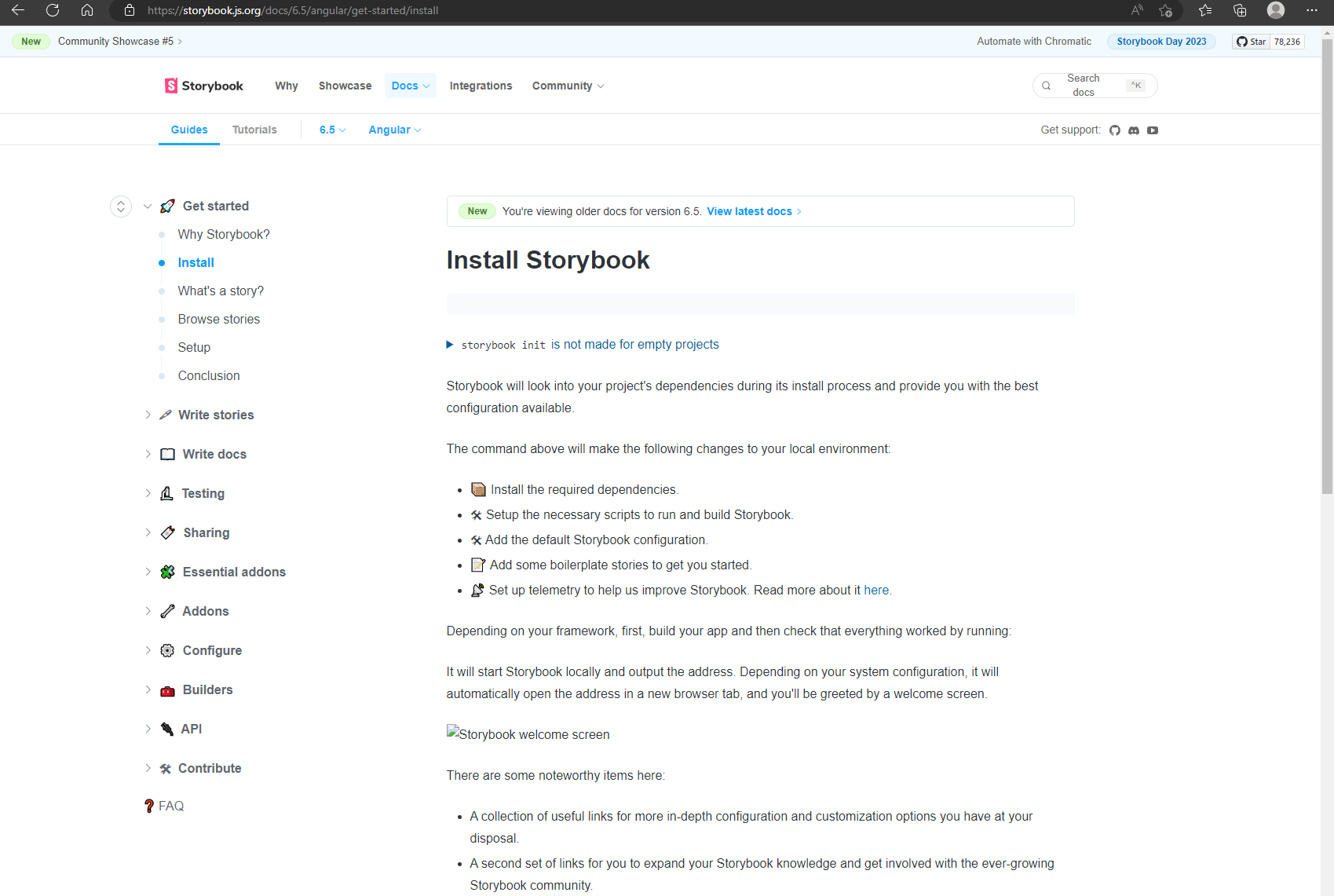 [Documentation]: Restore Angular Guides for Storybook 6.5 · Issue #22317 · storybookjs/storybook ...