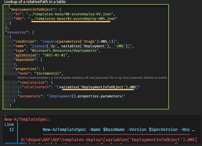 User Variable Substitution Lookup For The Relativepath Value For A Bicep Module · Issue 2100