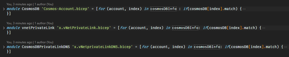 Bicep Loop Question - Can resources refer to parent resources without using the symbolic name ...