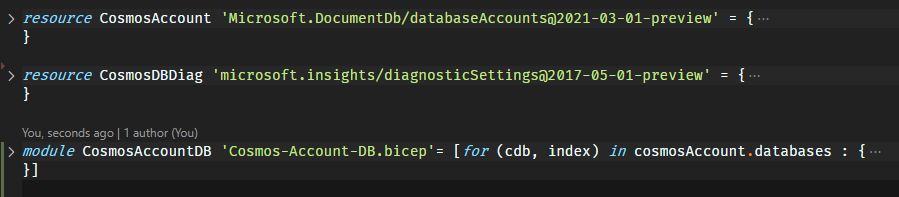 Bicep Loop Question - Can resources refer to parent resources without using the symbolic name ...