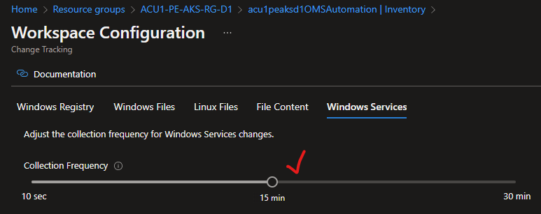 Automation Account - Change Tracking and Inventory data collection ...
