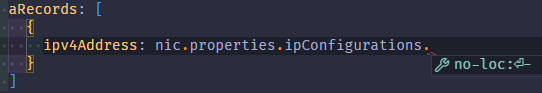 Creating An A Record With Existing Nics Privateip Fails · Issue 10666