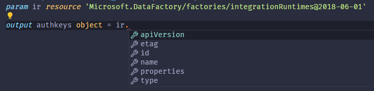 Functions Are Not Available When Using Resourcetypedparamsandoutputs That Are Available On