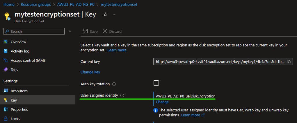 Disk Encryption Set with CMK fails with newer API versions · Issue #11044 · Azure/bicep · GitHub
