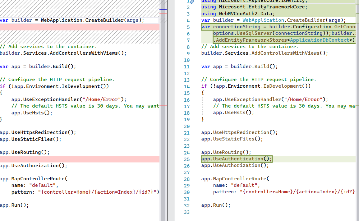 Mvc Without Auth Scaffold Identity Programcs Is Missing Appmaprazorpages · Issue 1709