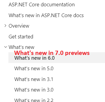 .NET 7: Create "What's new in 7.0 previews" · Issue #26229 · dotnet ...