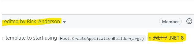 Update worker service documentation to use Host.CreateApplicationBuilder · Issue #34247 · dotnet ...