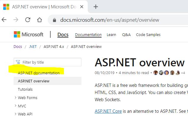 HUB pages needs core · Issue #18647 · dotnet/AspNetCore.Docs · GitHub