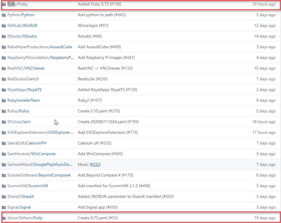 Duplicate Packages · Issue #908 · microsoft/winget-pkgs · GitHub