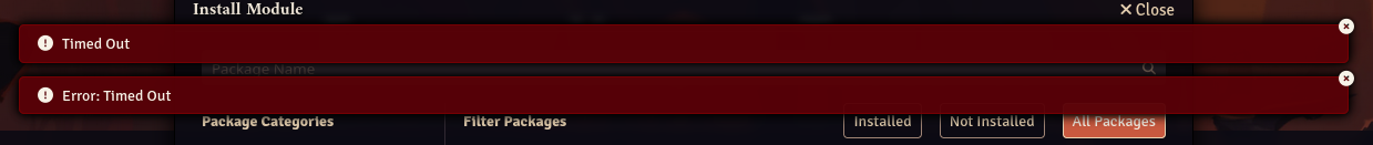 Timeout error while trying to get list of avaiable modules for installation · Issue #9150 ...