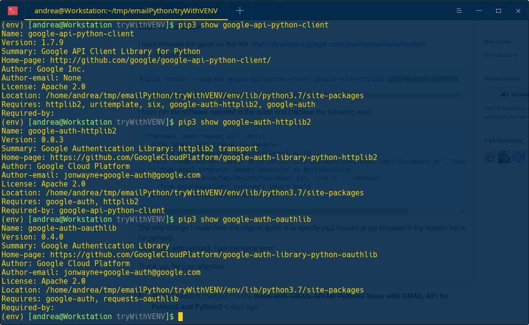 Issue with GMAIL API for Python2 and Python3 · Issue #695 · googleapis/google-api-python-client ...