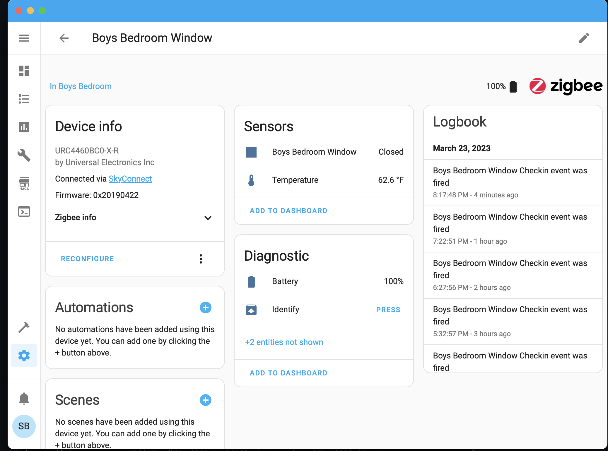 [Device Support Request] XHS2-SE Contact Sensor by Sercomm Corp. · Issue #2297 · zigpy/zha ...