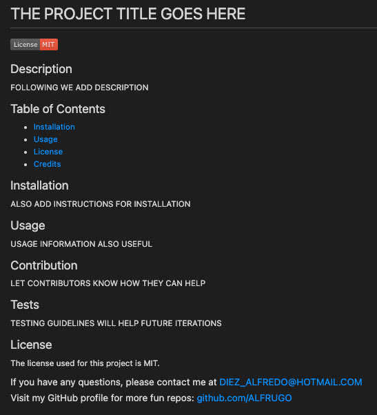 GitHub - Alfrugo/README_Generator