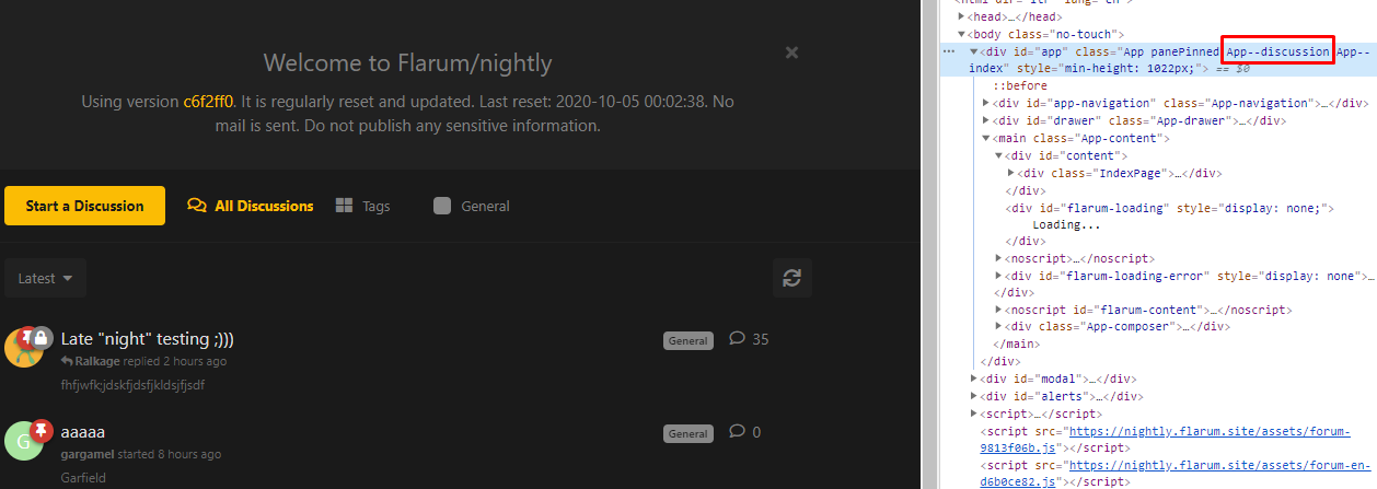 [Frontend Rewrite] Page bodyClass doesn't get removed properly · Issue #2361 · flarum/framework ...
