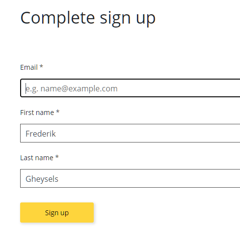 Sign in with B2C account redirects to sign-up page to complete user ...