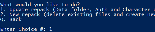 Implement An Option To Keep Auth And Character Databases From Previous Repack Creation · Issue 8293