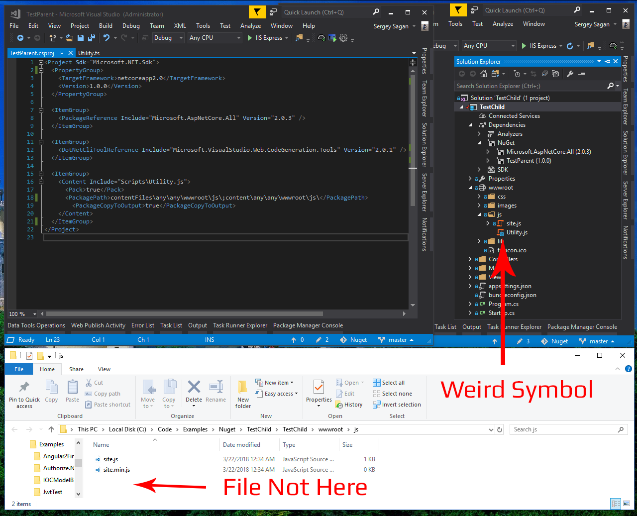 Copying Content Files Into The Install Project Root Folder · Issue 6743 · Nugethome · Github