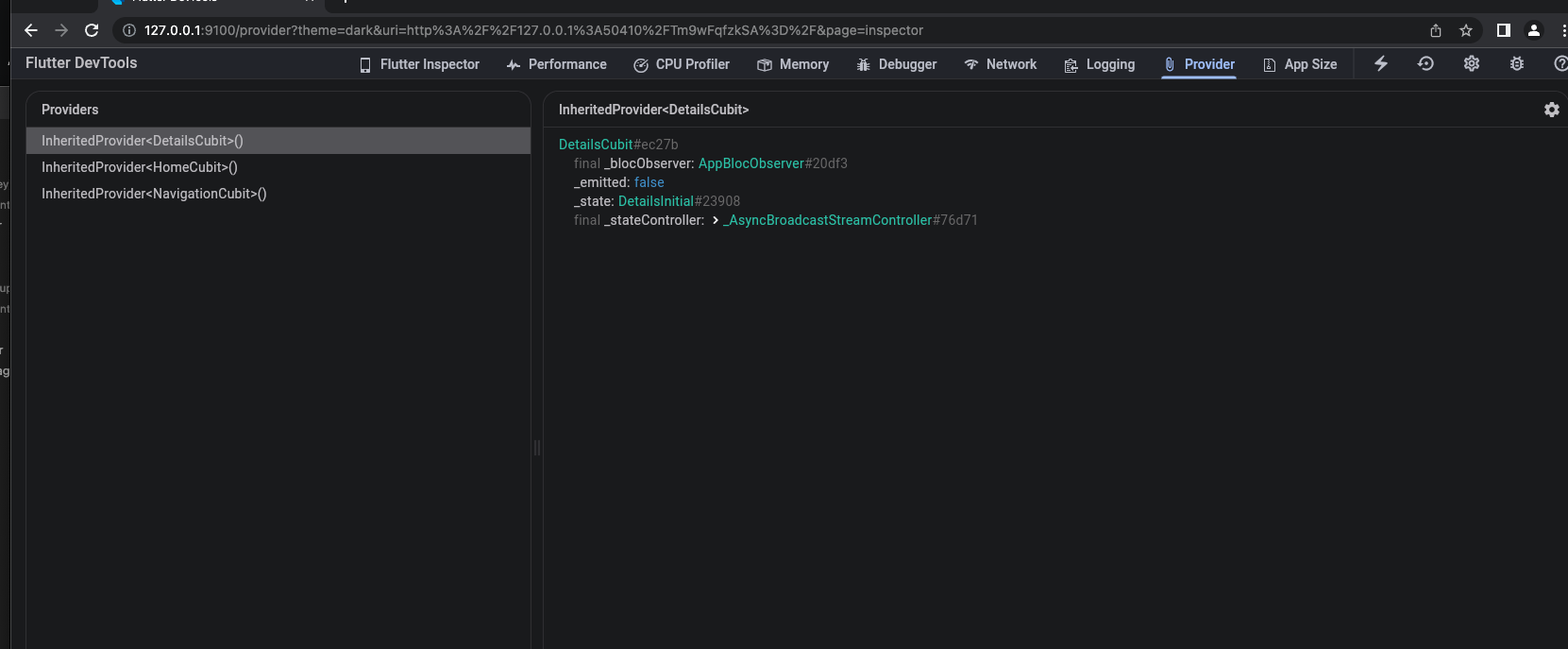 Provider Tab Not Available In Devtools · Issue 4558 · Dart Codedart Code · Github