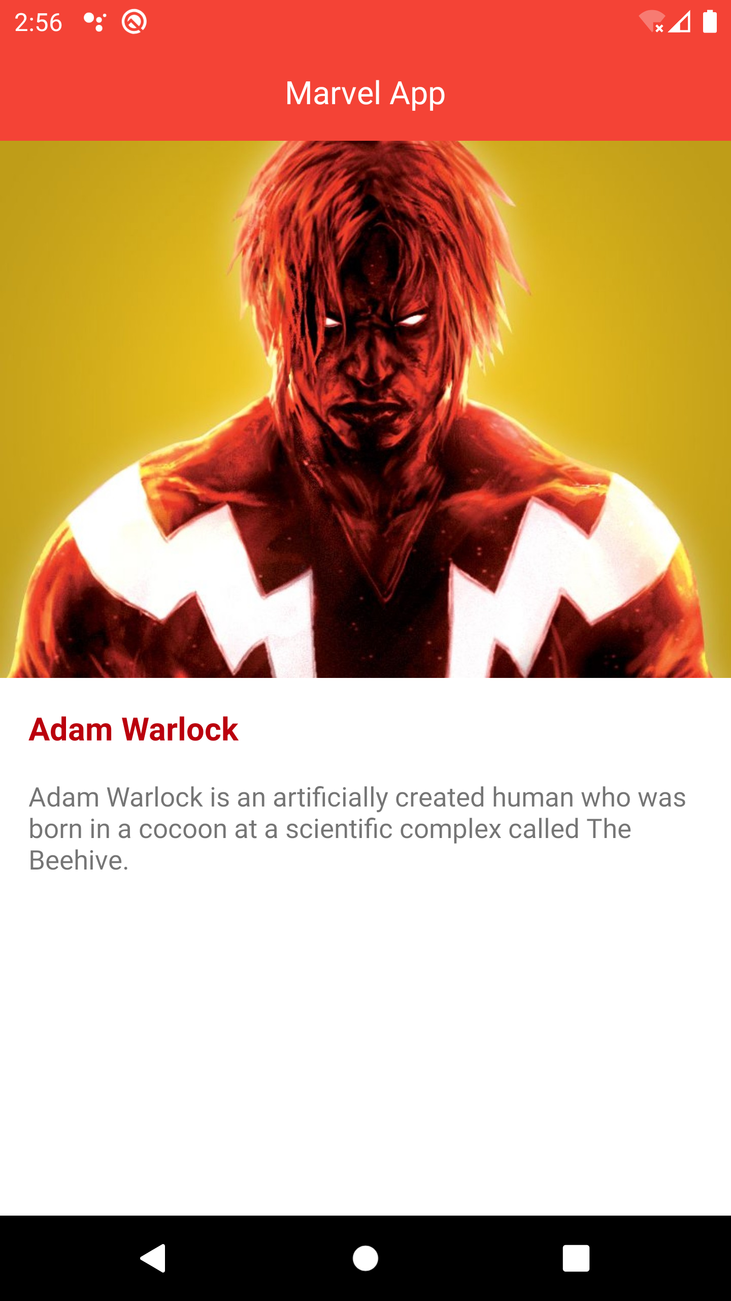 GitHub - codebyjeeban/MarvelApiCharacter: Fetch character list from ...