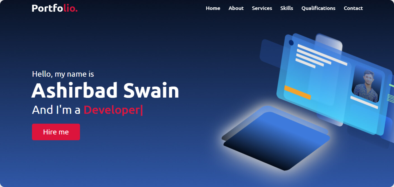 GitHub - ashu98s/Portfolio-Ashirbad: This is my personal portfolio website, briefly describes ...