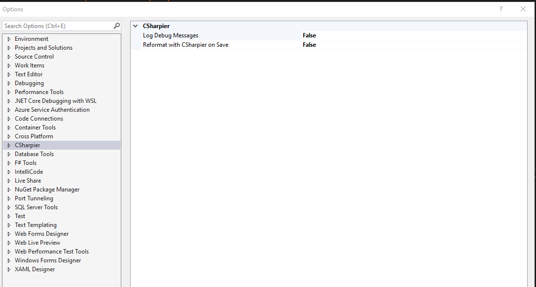 Can't see CSharpier under Tools in VS2022 · Issue #751 · belav/csharpier · GitHub