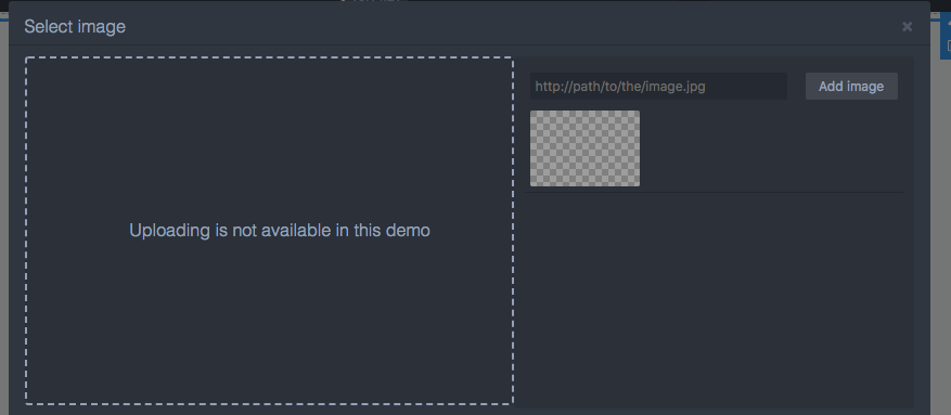 Before you drag and drop the image,there was nothing in assetManager · Issue #1237 · GrapesJS ...