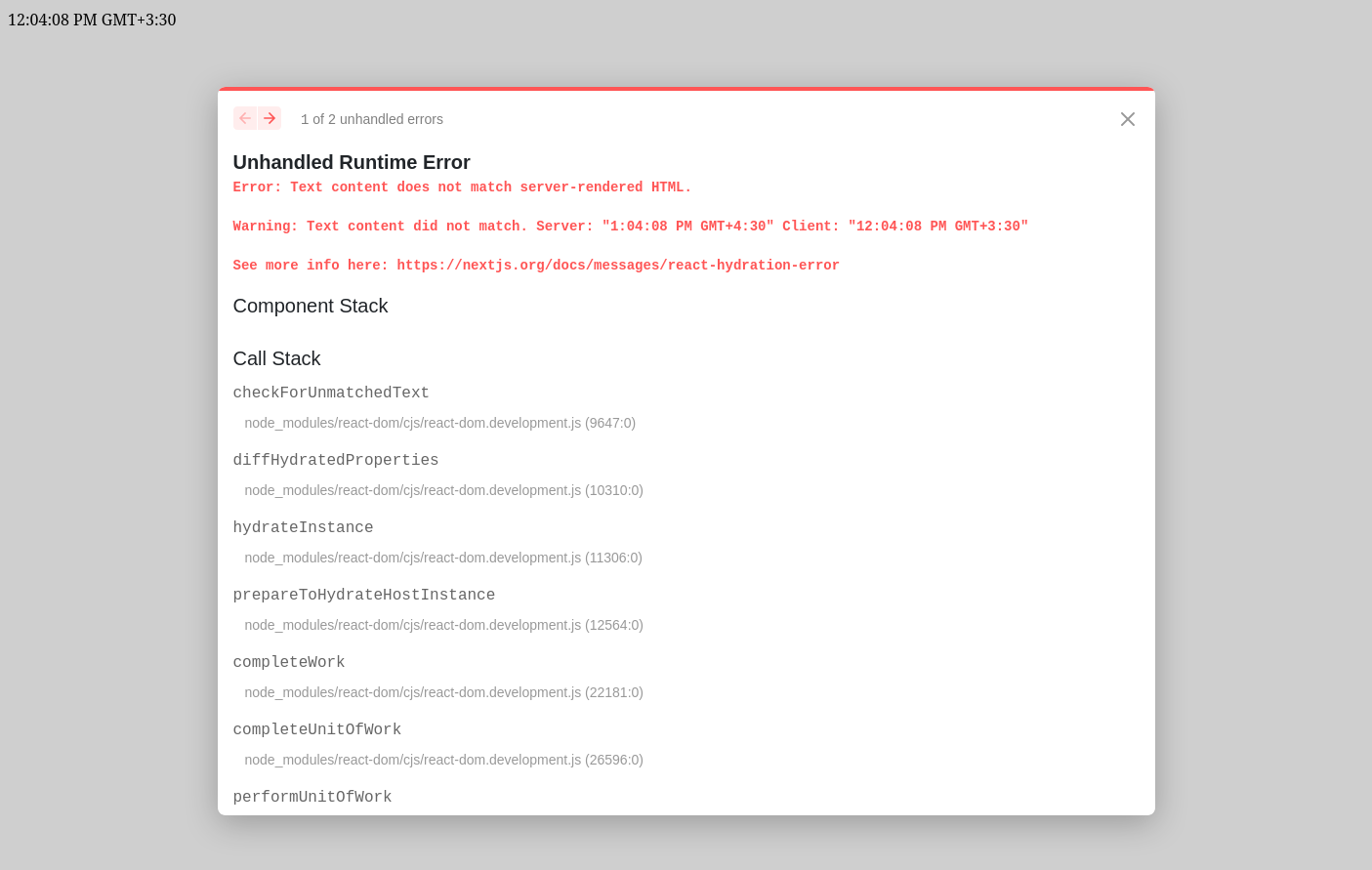 Timezone Is Not Correct For Asiatehran · Issue 47480 · Vercelnextjs · Github