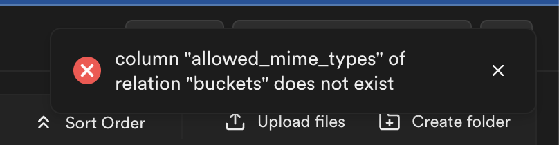 Bucket column issues · Issue #12825 · supabase/supabase · GitHub