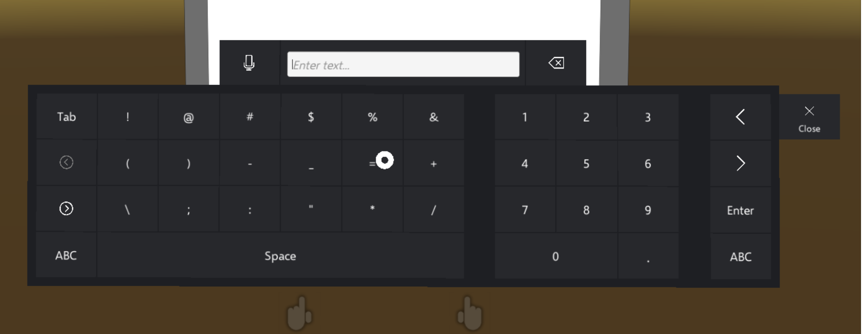 Keyboard subtypes not working (numpad) · Issue #2110 · microsoft/MixedRealityToolkit-Unity · GitHub