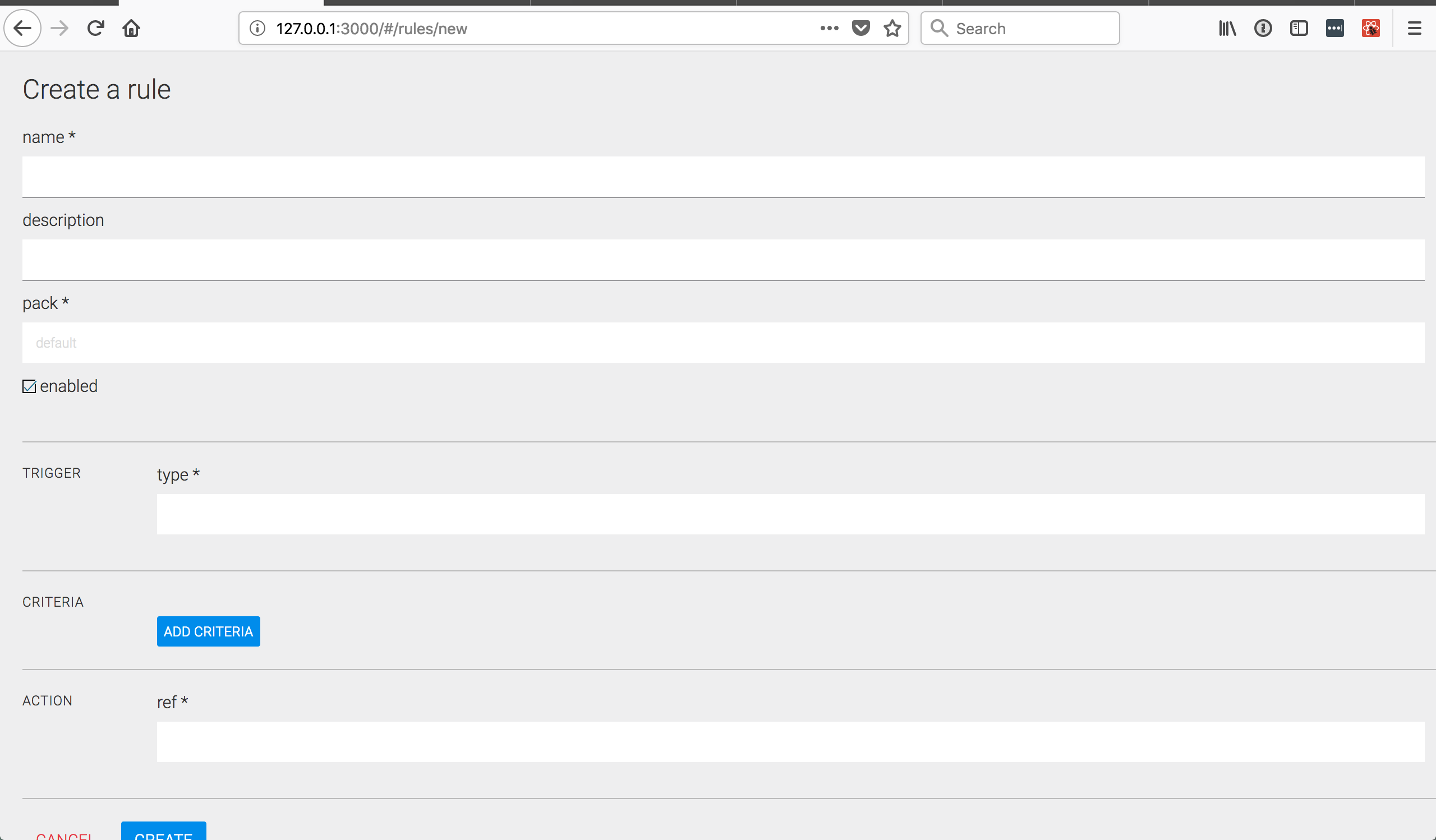 New Rule Popup Too Big · Issue 558 · Stackstorm St2web · Github