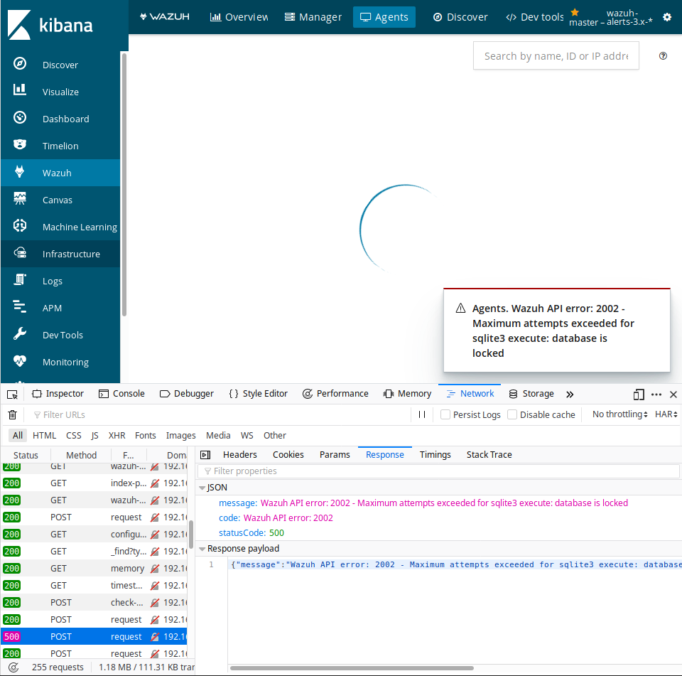 Wazuh Api Error 2002 Easily Triggered · Issue 1943 · Wazuhwazuh · Github