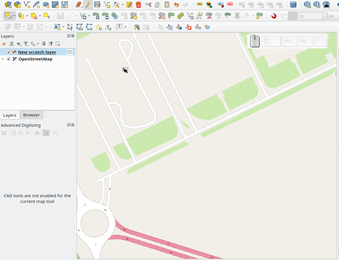 Advanced digitizing panel Lock Z does not work with the node tool ...