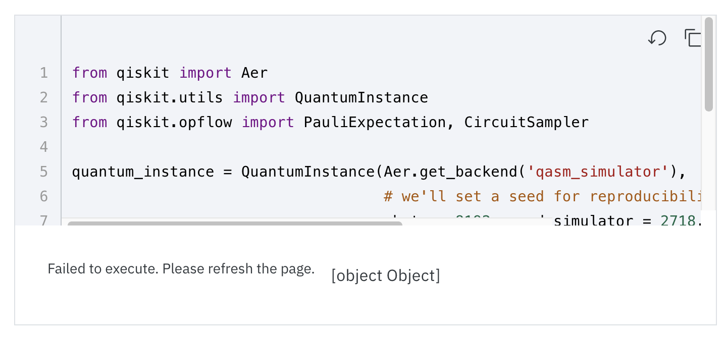 Code cell styling can be improved · Issue #985 · Qiskit/platypus · GitHub