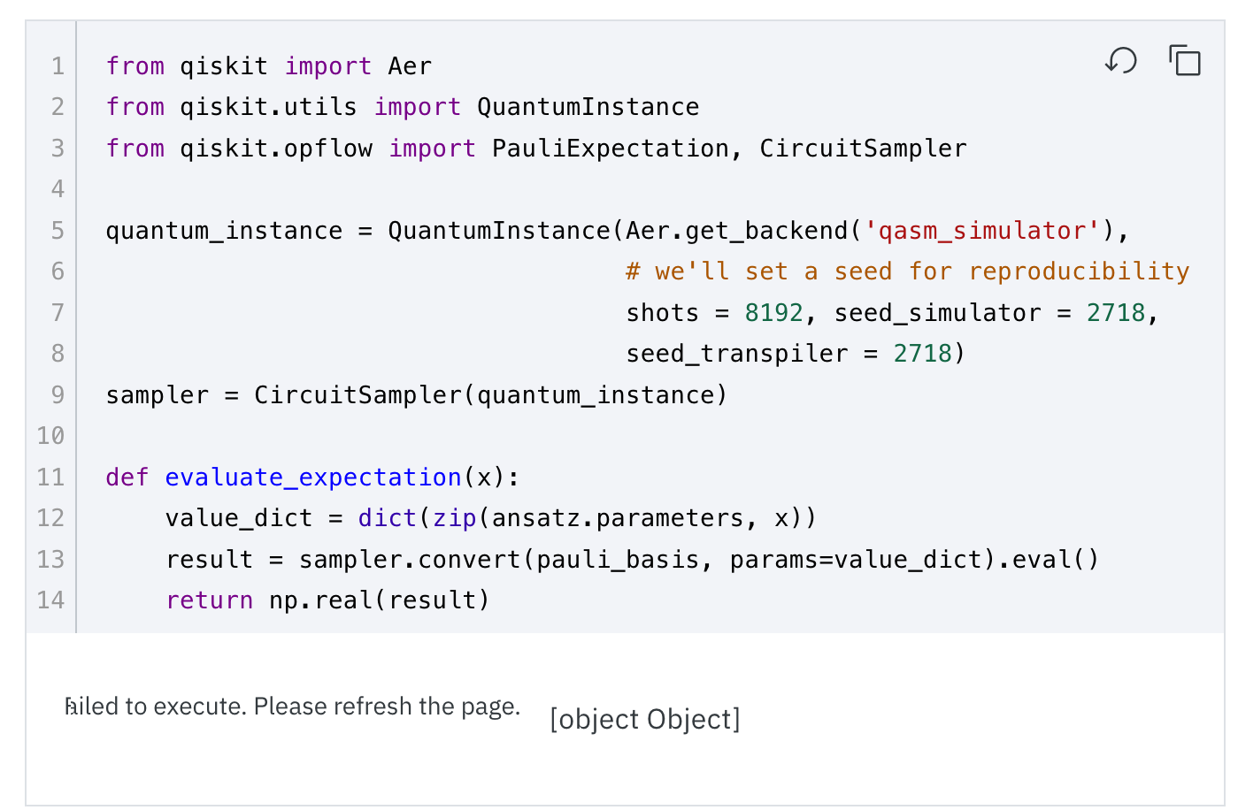 Code cell styling can be improved · Issue #985 · Qiskit/platypus · GitHub