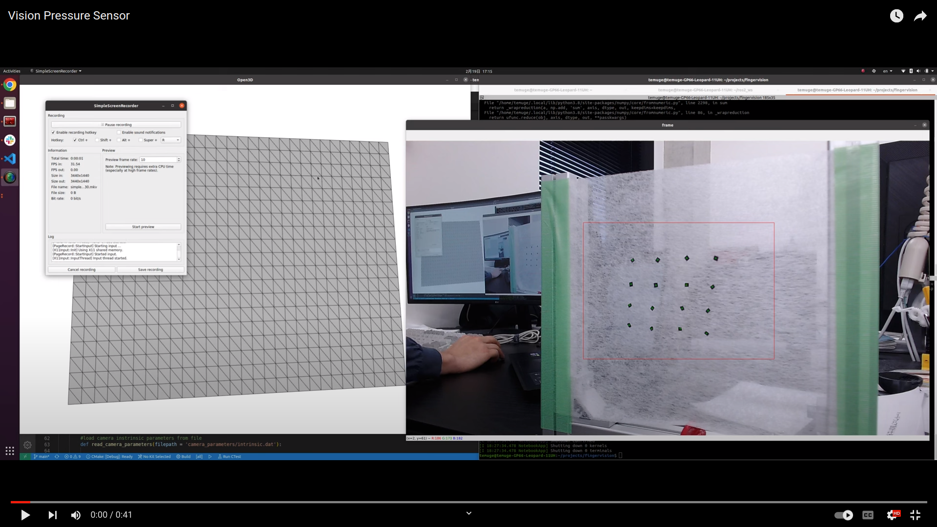 GitHub - TemugeB/Pressure_vision: Vision based pressure sensor demo