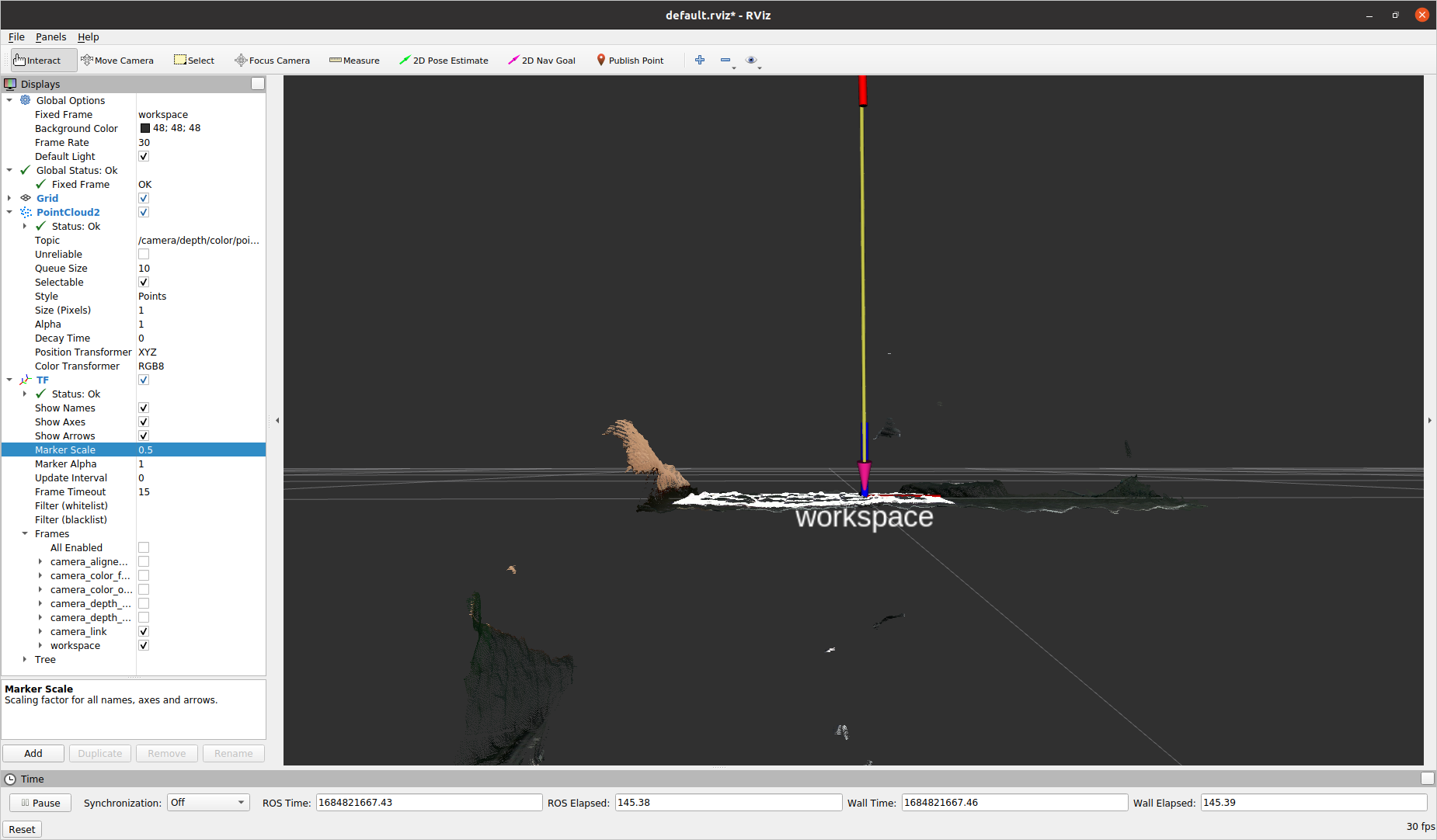 In ROS1, is "align_depth:=true" produce "depth/color/points" based aligned depth frame? · Issue ...