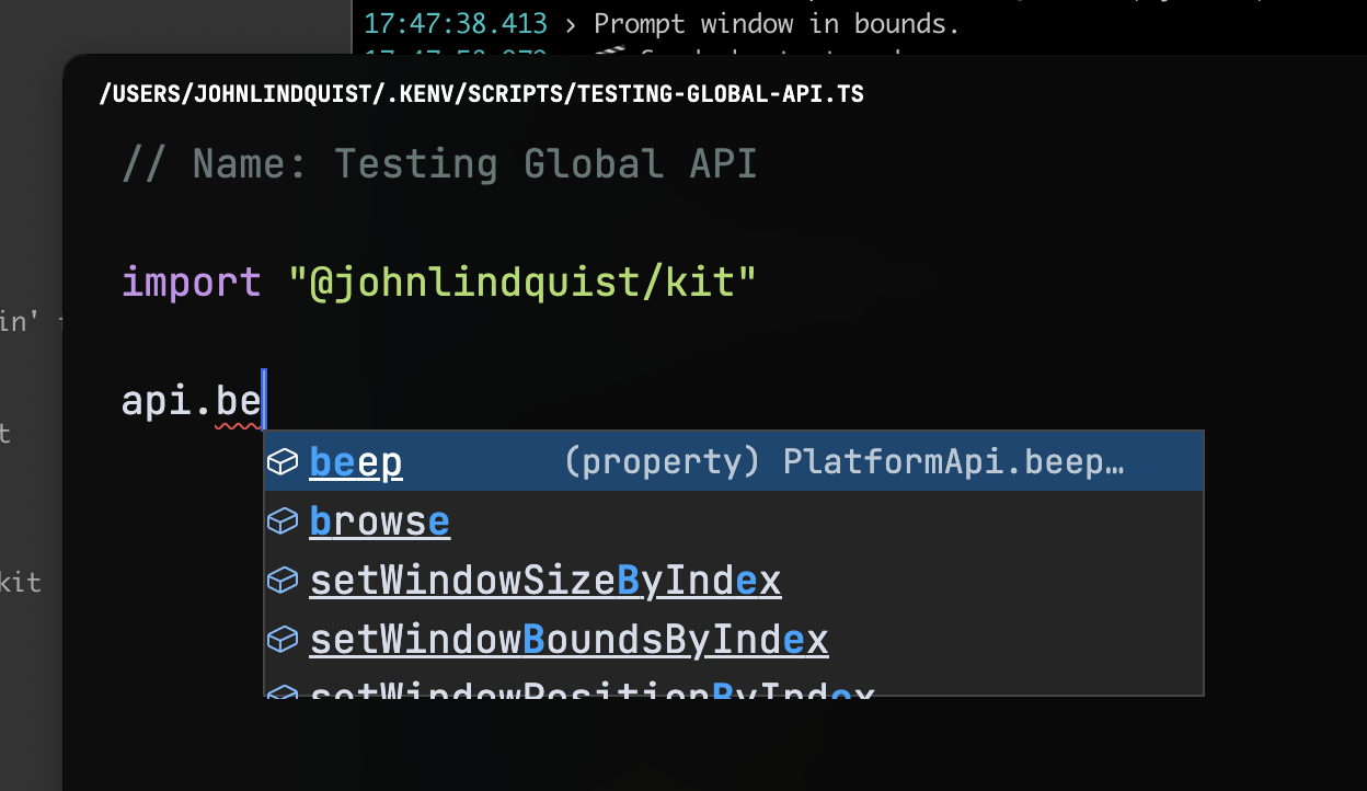 [feat]: no namespace, global pollution with types (typescript) · Issue #958 · johnlindquist/kit ...