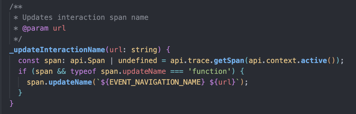 User-interaction switch span name failed · Issue #1467 · open-telemetry/opentelemetry-js-contrib ...