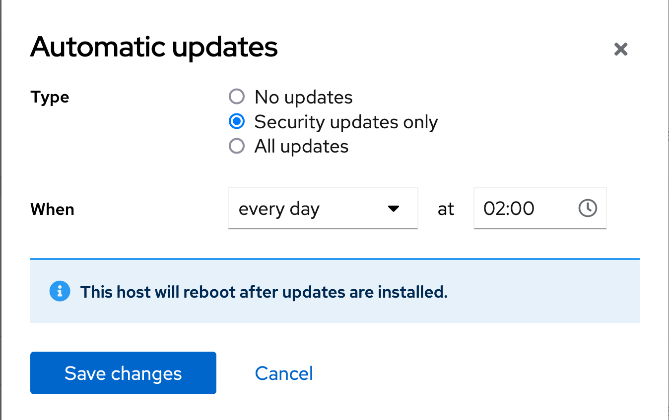 Allow automatic security updates and all updates to work on separate ...