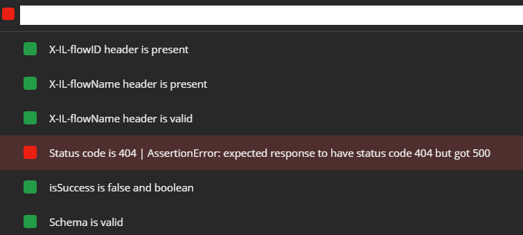 Test case names in Collection Runner Run Summary showing wrong failed ...