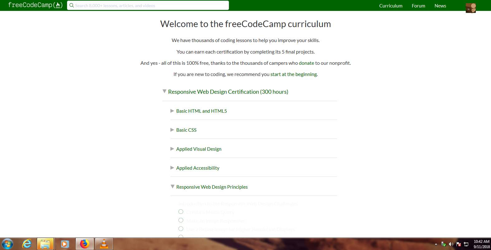 diplay issue in curriculum · Issue #18119 · freeCodeCamp/freeCodeCamp · GitHub