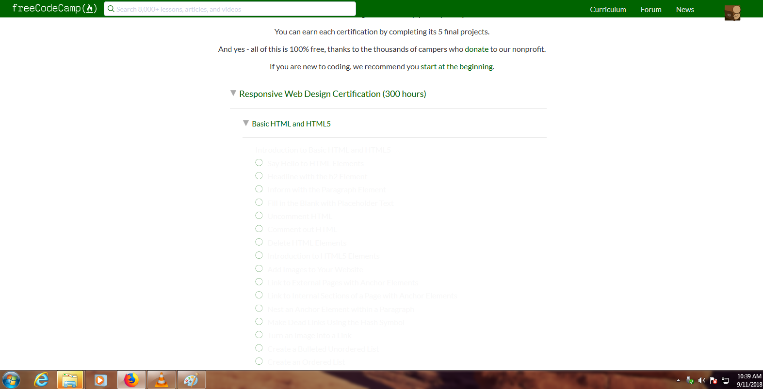 Diplay Issue In Curriculum · Issue 18119 · Freecodecamp Freecodecamp · Github